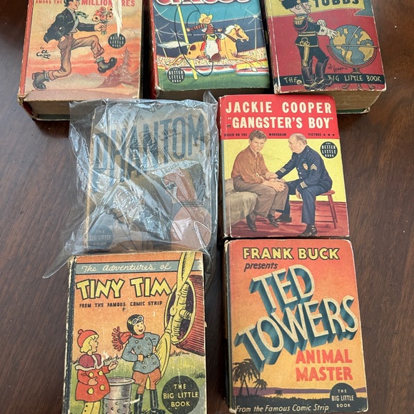 Whitman | Other | Vintage Big Little Book Collection Of Seven Titles ...